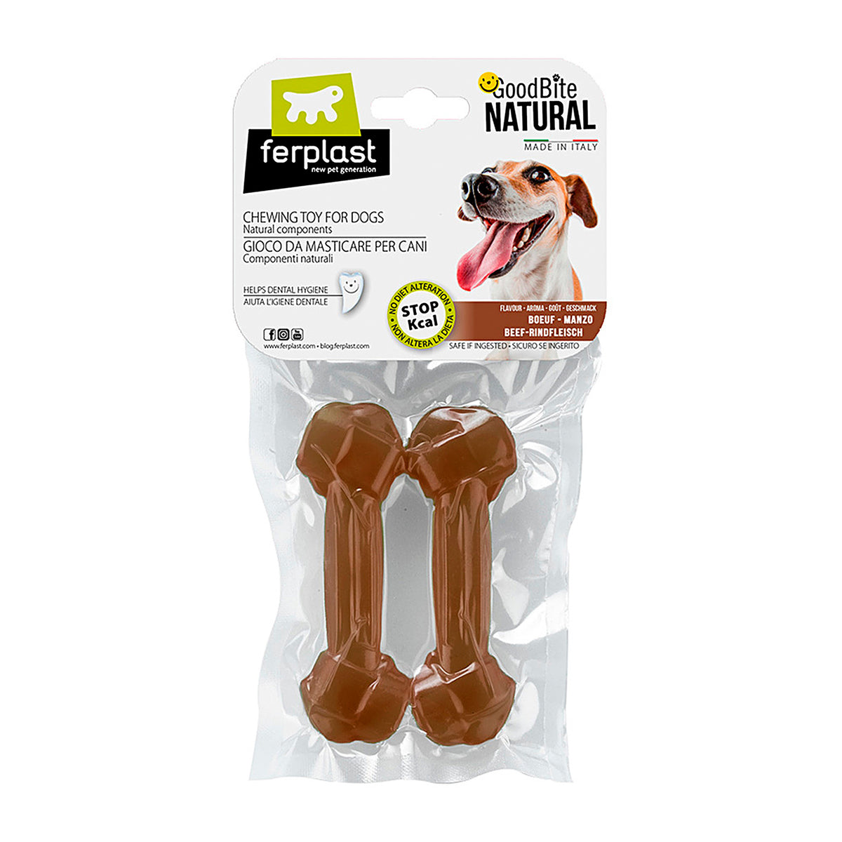 GOODBITE NATURAL BEEF BONE Ferplast | Ferplast Official